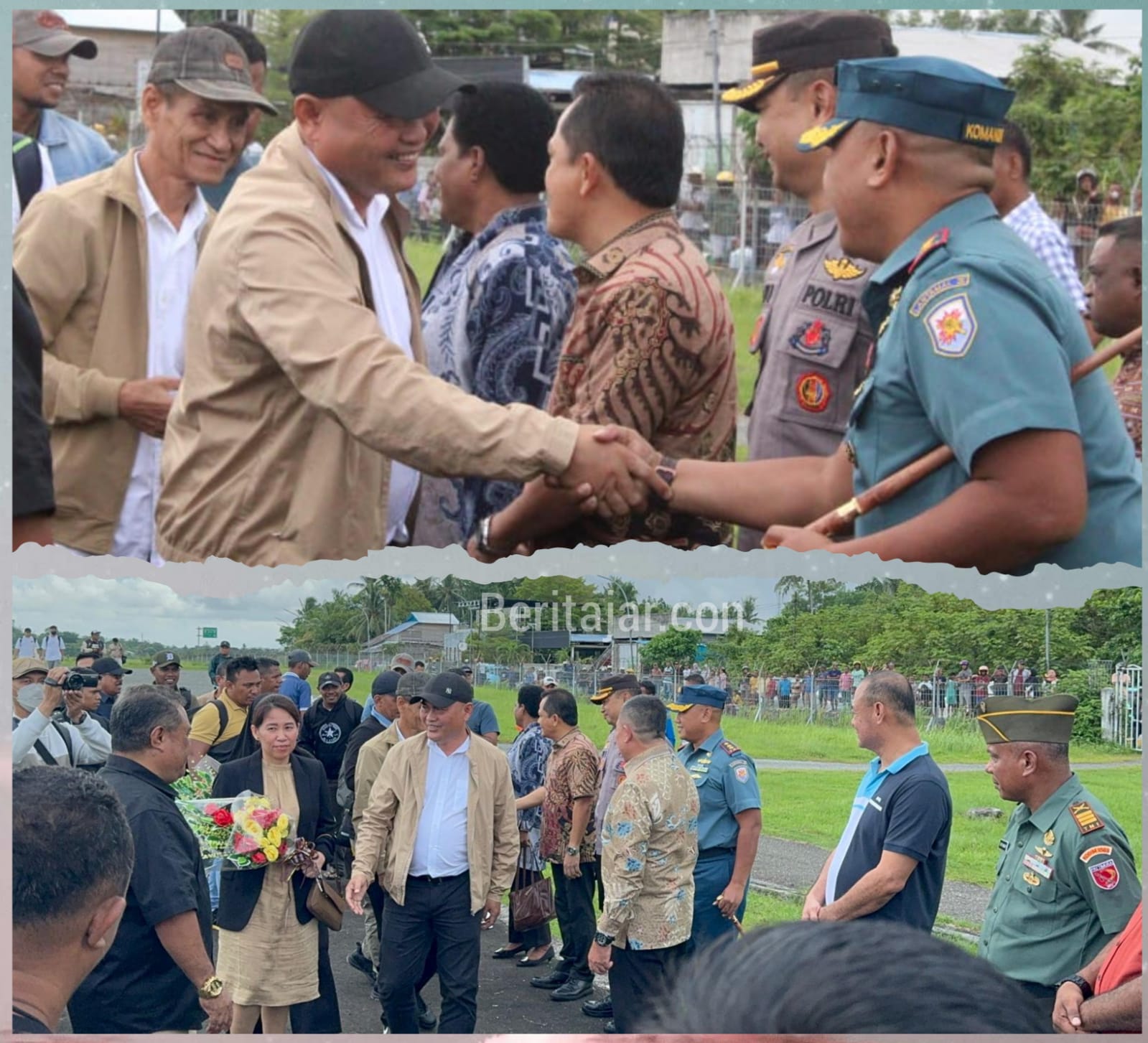 Forkopimda Aru Sambut Kedatangan Bupati dan Wakil Bupati Aru di Bandara ...